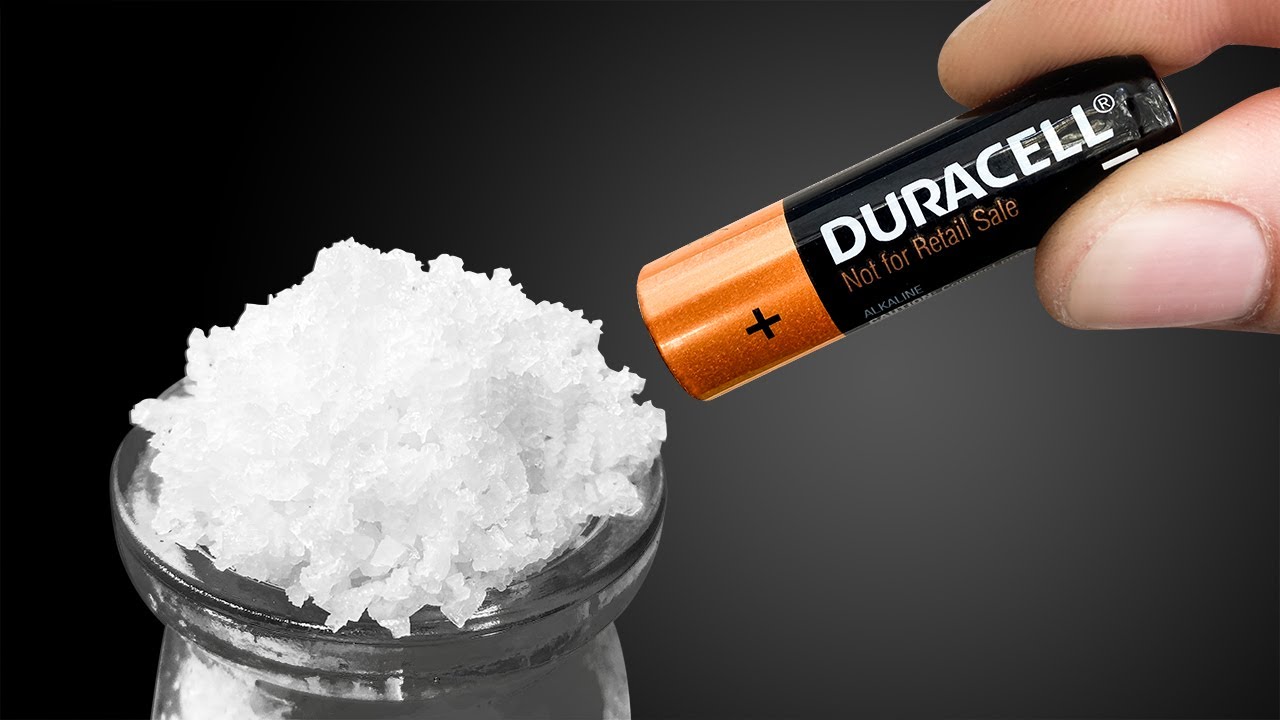 Never Buy New Batteries! Just Use Salt Old Batteries Will Be Reused ...