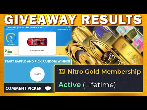 Lifetime Gold Nitro Type Account Giveaway RESULTS + 10 Million Nitro ...