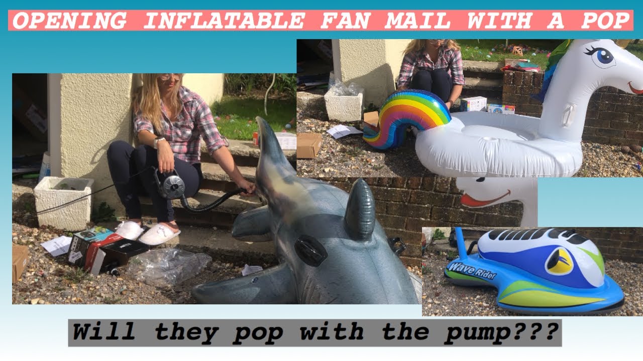 FAN UNBOXING GIFTS - NEW INFLATABLES SENT TO POP - YouTube