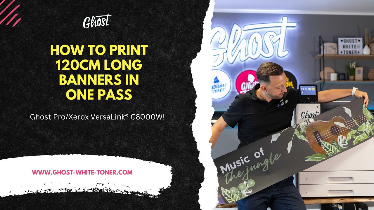 This is how you print 120cm long banners in one pass. 😱 - YouTube