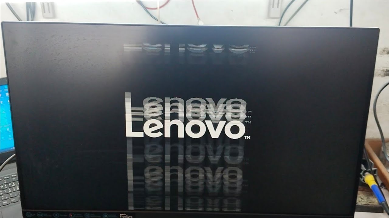 Lenovo 27" inch monitor ( display jumping problem - solved) - YouTube