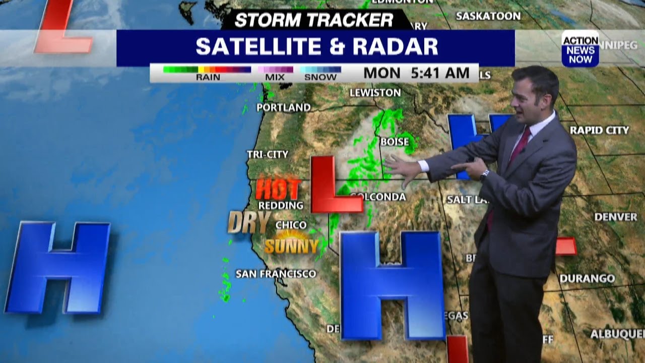 Storm Tracker Forecast: Hot Monday with little relief ahead Mid-Week ...
