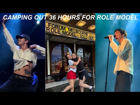 CAMPING OUT 36 HOURS TO SEE ROLE MDOEL | NO PLACE LIKE TOUR - YouTube