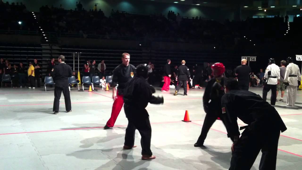 Sensei James wins his first round sparring, June 2011 tournament ZUSDS ...
