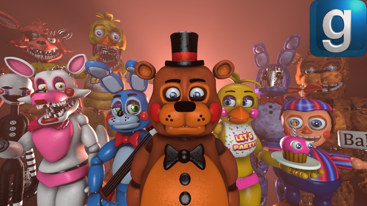 Gmod FNaF | The Origins Of The Toy Animatronics! - YouTube