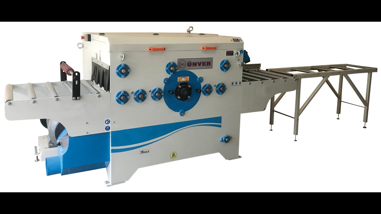 Multi Rib Saw Machine for Solidwood / Ahşap Dilimleme Makinası - YouTube