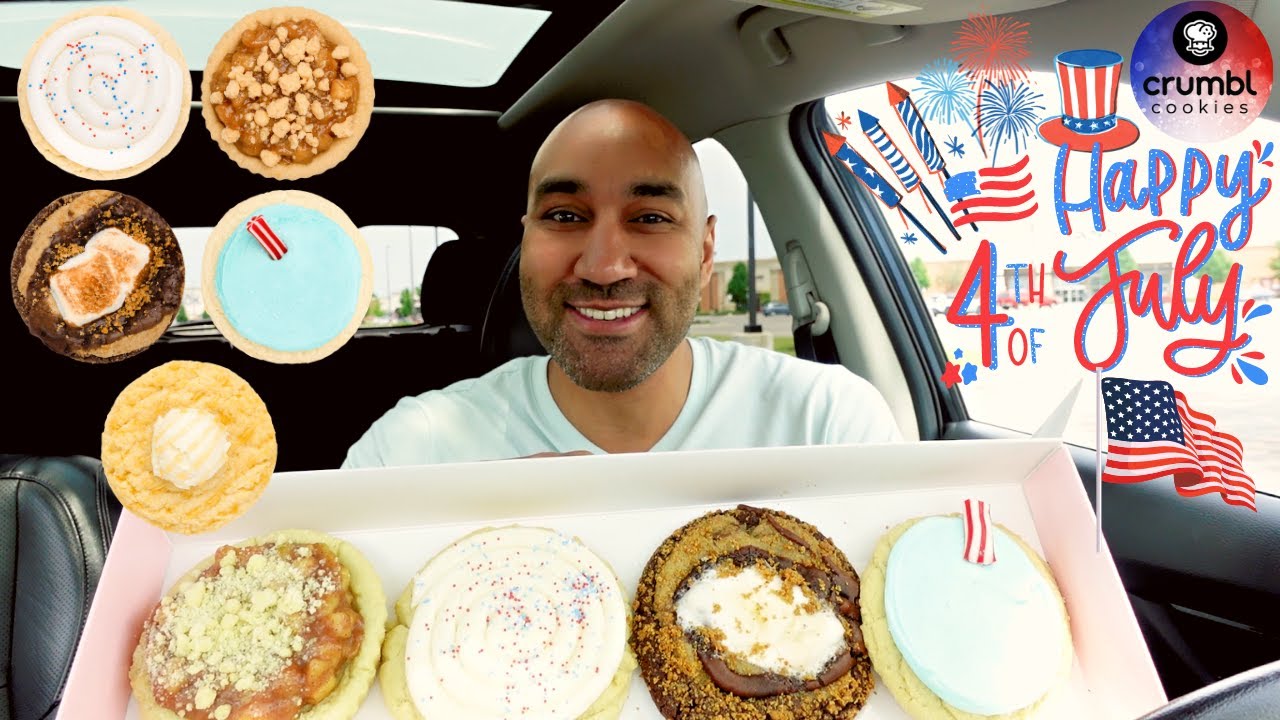 🇺🇸 🎇 Crumbl Cookies - 4th of July Flavors - S'mores Brownie, Apple PIe ...