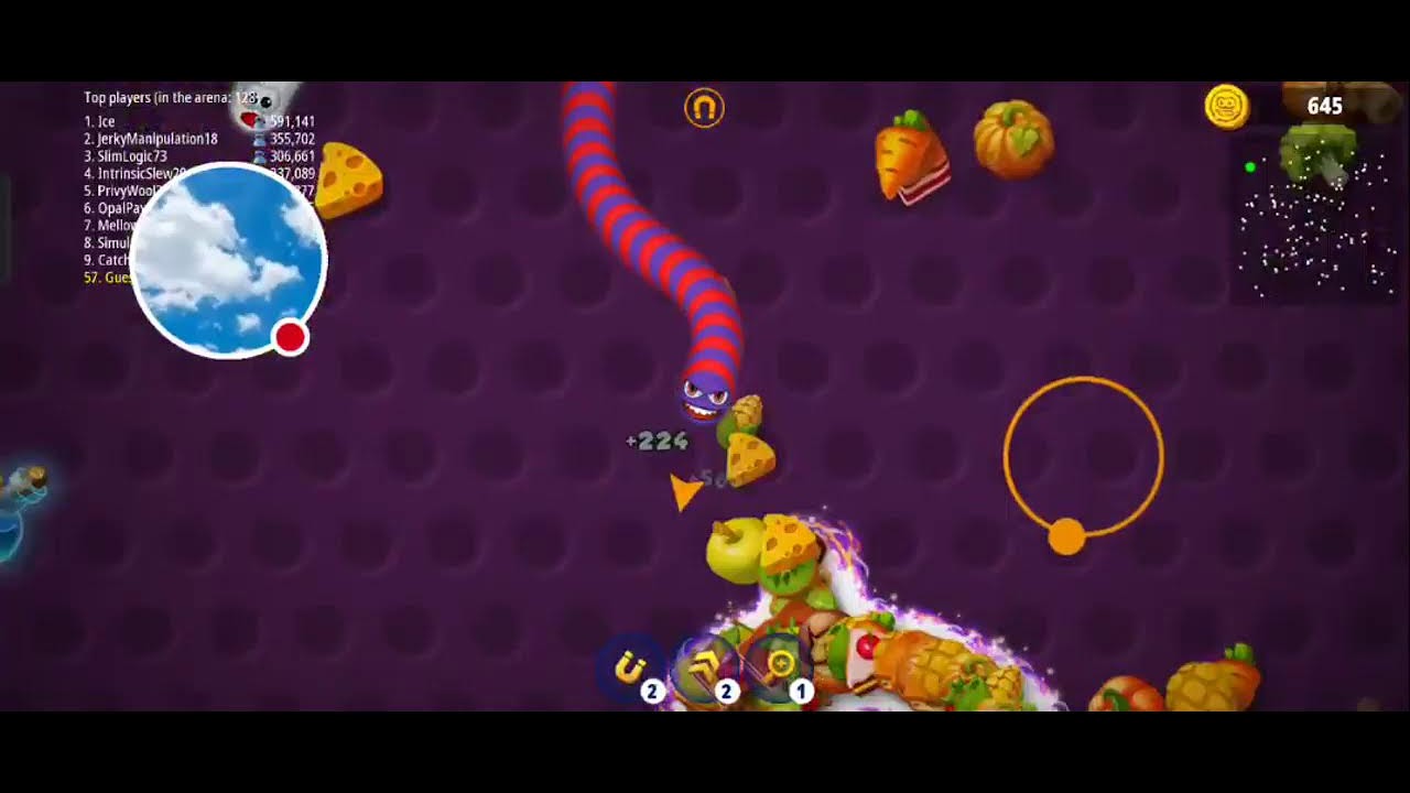 Worms Zone Games / Playing Live #wormszone #gameplay #gaming #trending ...