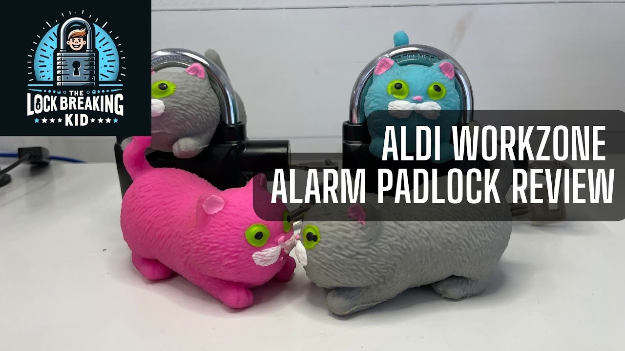 ALDI Workzone alarm padlock review #aldi #workzone #padlock #locksport ...