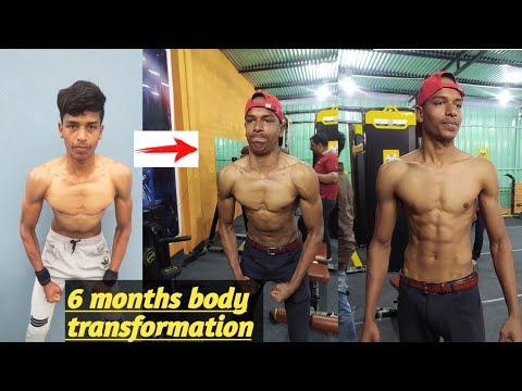Natural Body transformation / skinny to muscle 6 month 50 bodybuilding ...