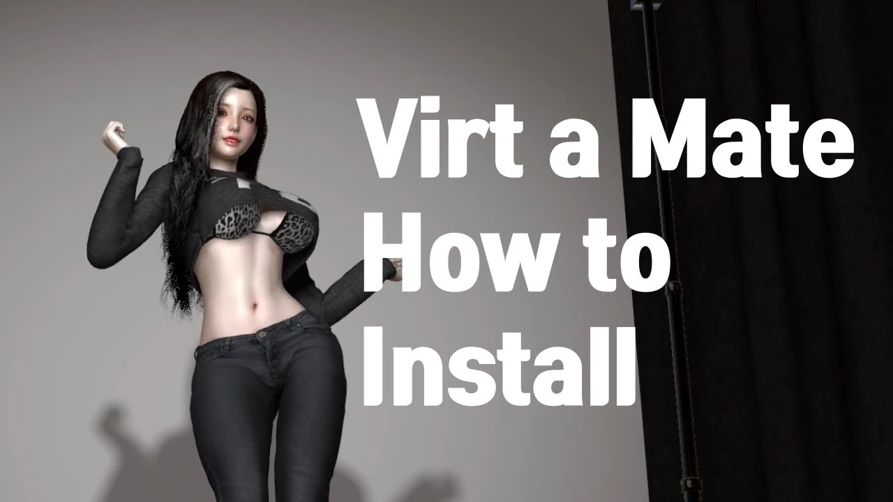 Virt a Mate (vam) How to install 뱀 설치방법 - YouTube