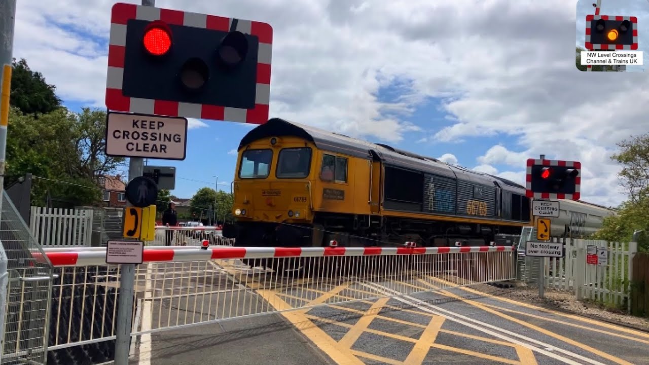 Class 66769 - 60026 Passes at the Fully-Refurbished Ashington Level ...