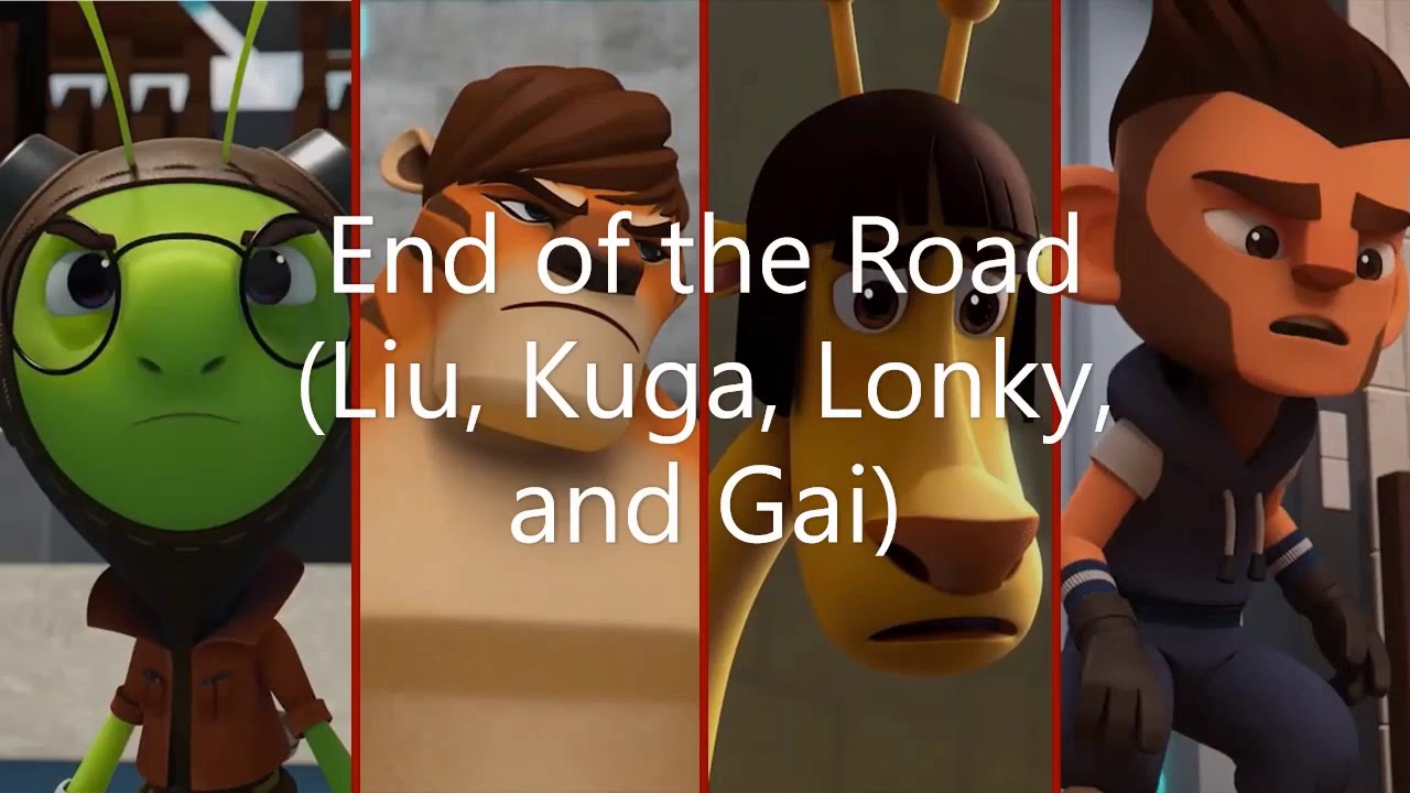 4. End of the Road - Liu, Kuga, Lonky, & Gai | Running Man Animation ...