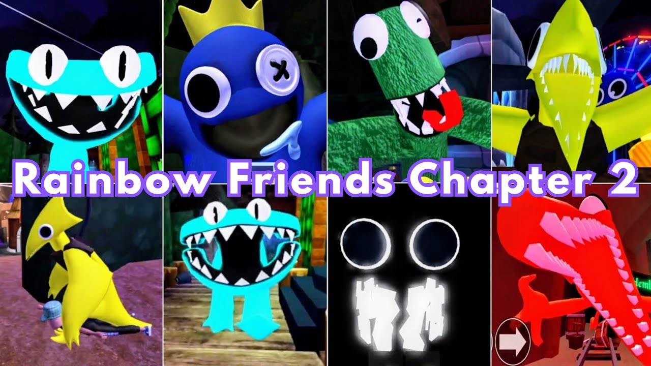 Can I Survive All The Rainbow Friends!!! 😱┃Rainbow Friends Chapter 2 ...