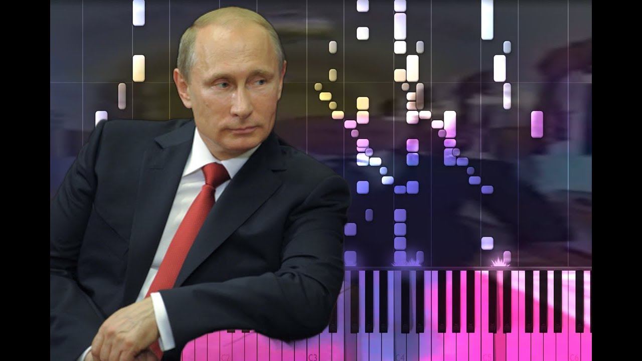 Wide Putin walking - Piano Tutorial - Synthesia - YouTube