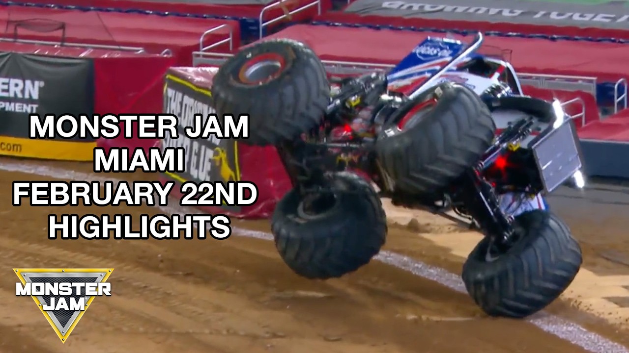 Monster Jam Miami Highlights | February 22nd, 2026 | 3PM - YouTube