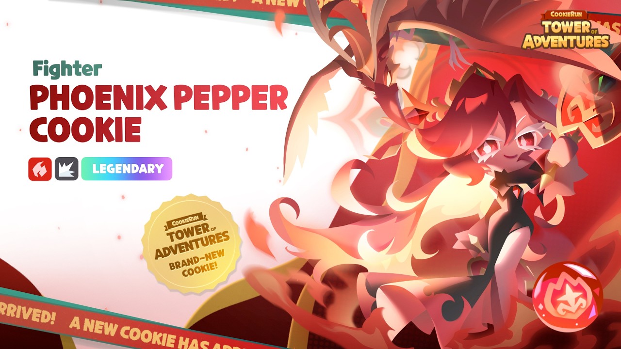 New Cookie | Phoenix Pepper Cookie 🐦‍🔥 | Character PV - YouTube