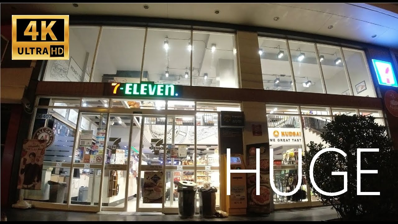 Two Storey! 7 Eleven convenience store in Bangkok! It's Huge!!! - YouTube