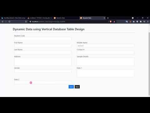 Handling Dynamic Data Fields using Database Vertical Table Design in ...