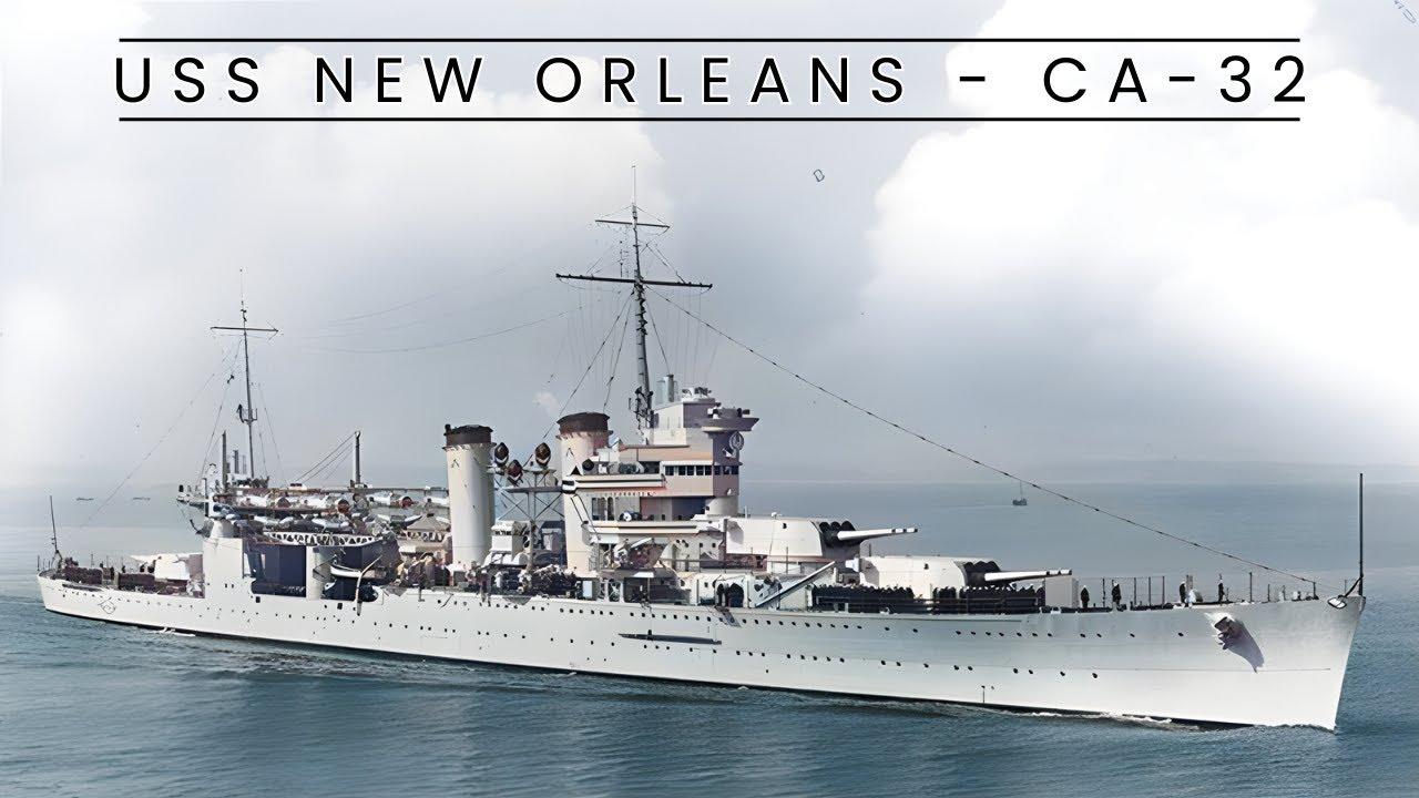 USS New Orleans CA-32 (Heavy Cruiser) - YouTube