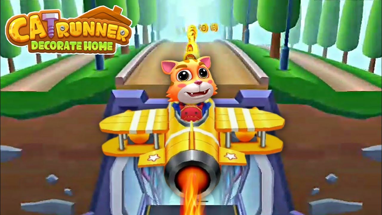 Cat Runner gameplay new update Run , jump and collect gold couns 😎 ...