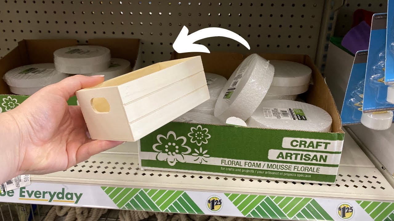 Stick foam to a Dollar Store crate... (WOW!) - YouTube