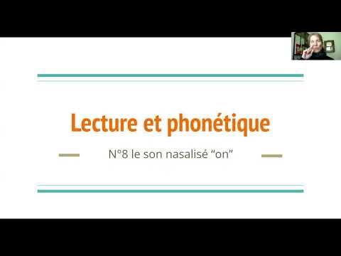 Lecture et phonétique n°8 : le son "on" en français - YouTube