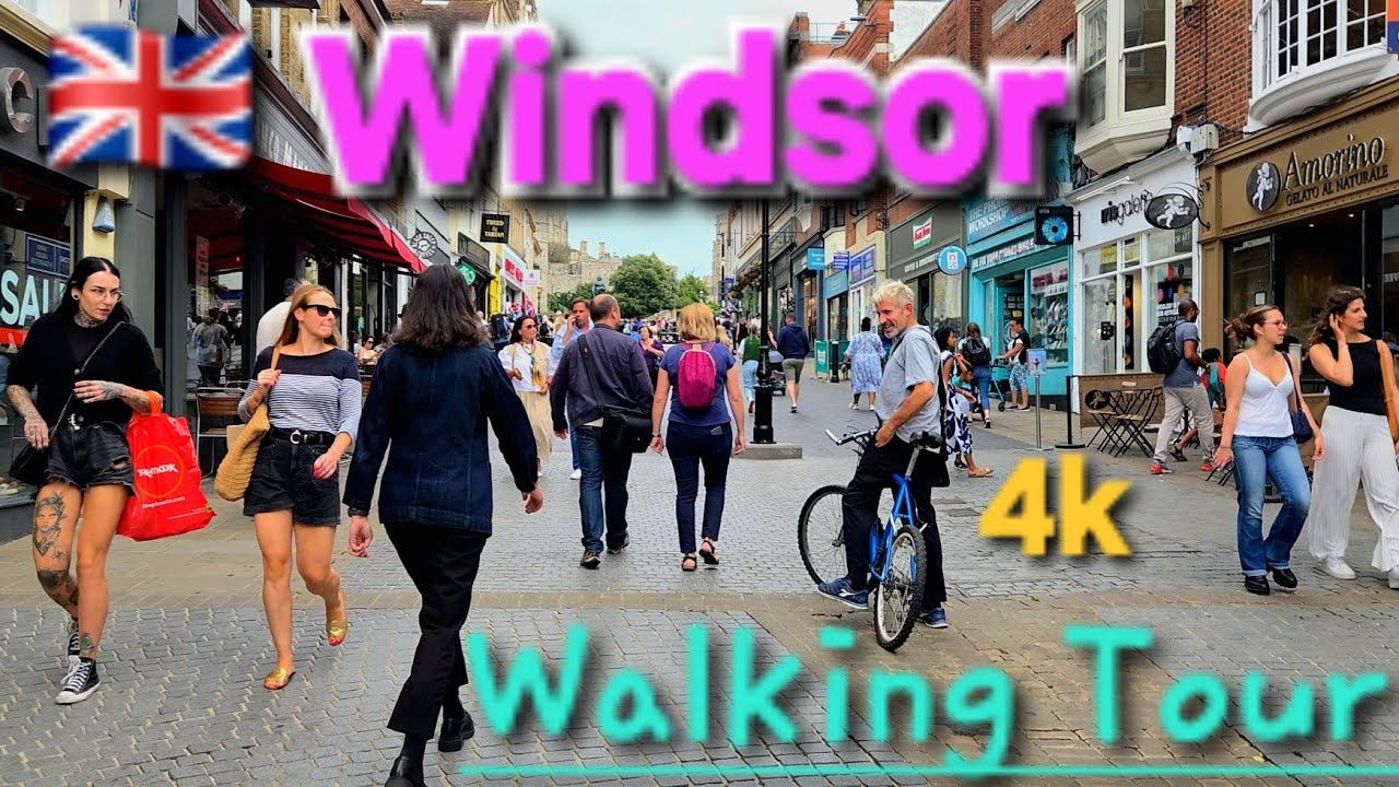 Windsor Walking Tour 4k Ultra HD ️ Historical and Most Visited Place ...