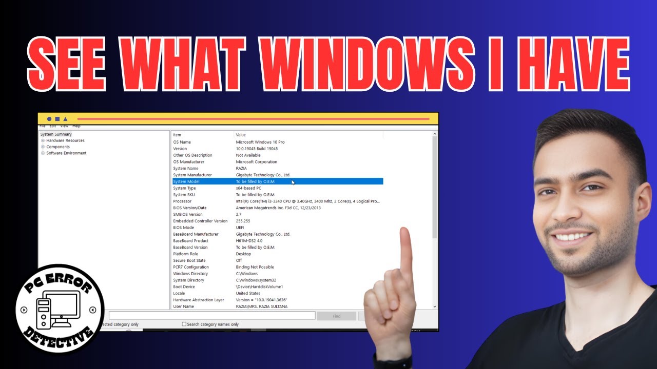 How to See What Windows I Have - YouTube