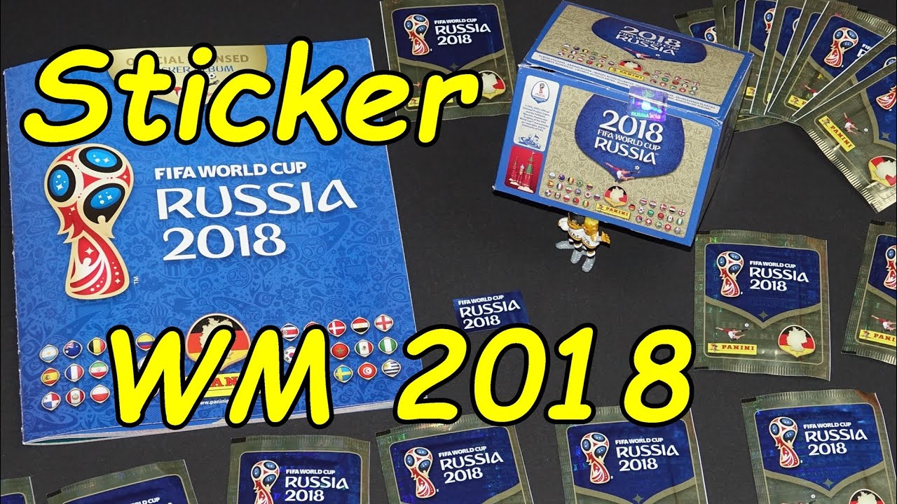 Panini Sticker Album FIFA World Cup 2018 Russia new stickers for ...