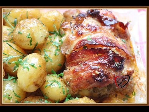 Bakina kuhinja- punjeni pileći bataci neopisivo dobar zalogaj - YouTube