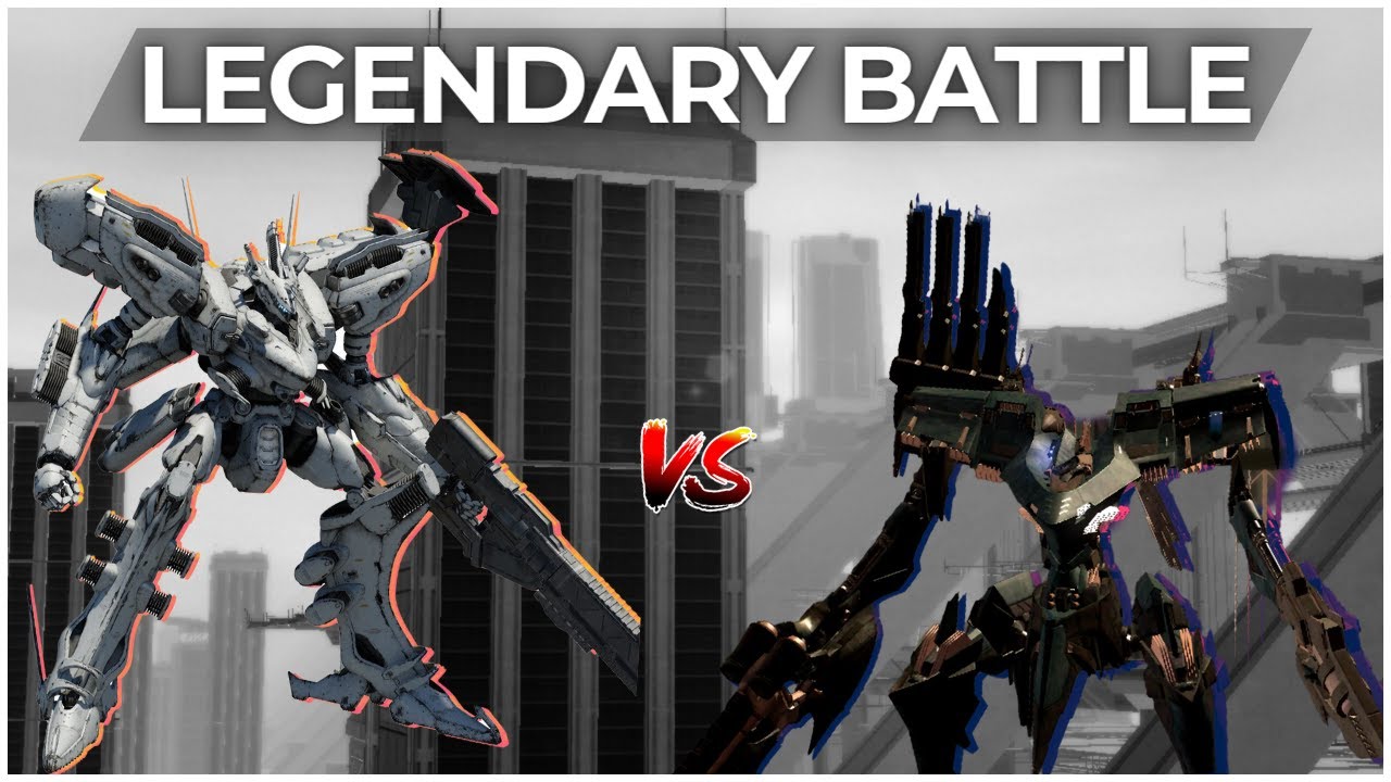 One of Armored Core's most Legendary Battles - YouTube
