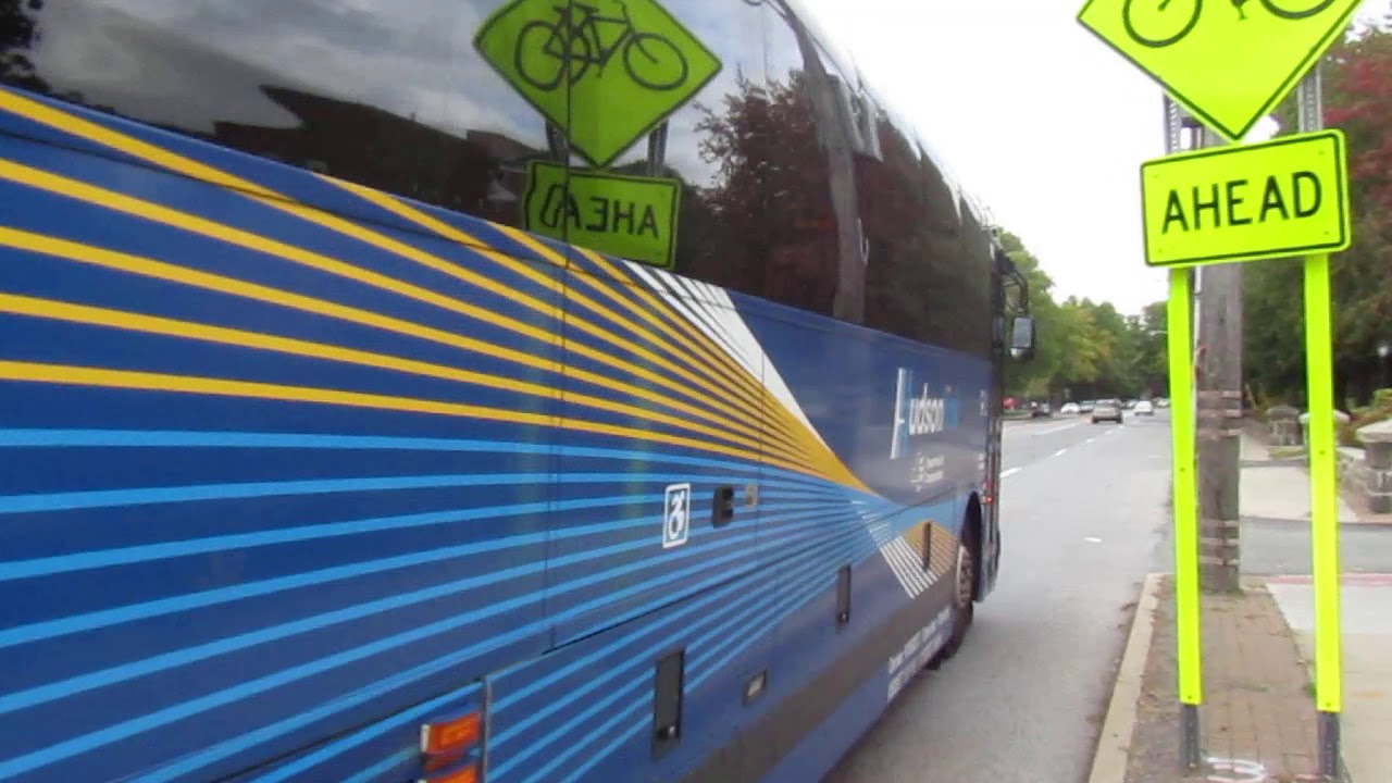 The Lower Hudson Link Bus 2018 Prevost X3-45 #R819 on the Shuttle #1 ...