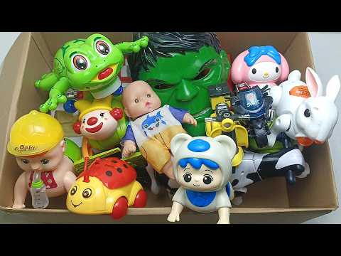 Awesome Toy Box Unboxing - Cool Cars & baby doll funny,clown funny,hulk,bug toy
