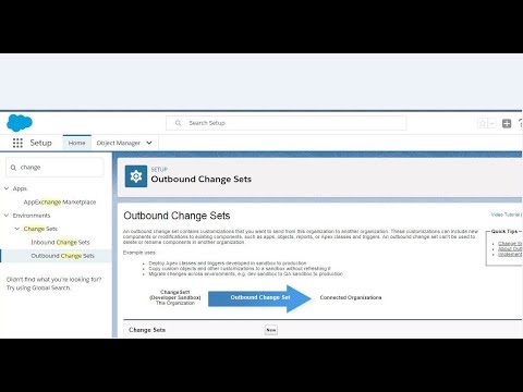 Salesforce Change Sets: 101.1 Building Outbound in Lightning - YouTube