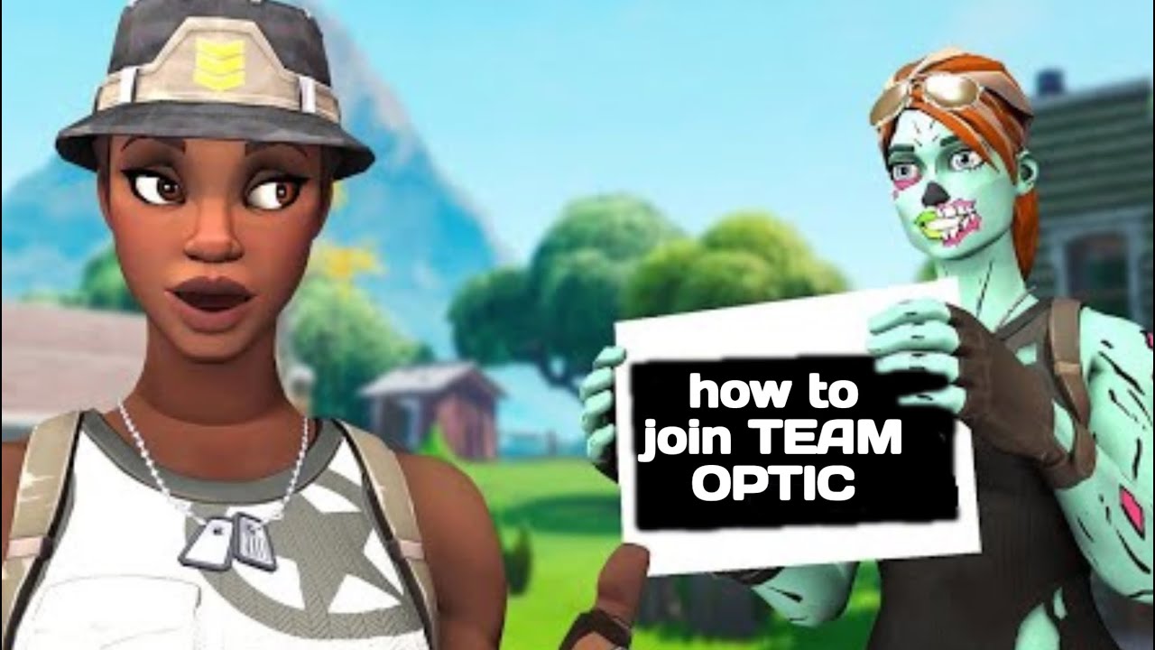 How To Join Team Optic | Join a Fortnite team - YouTube