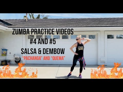 ZUMBA 101 Practice Video #4 & #5 Salsa and Dembow - YouTube