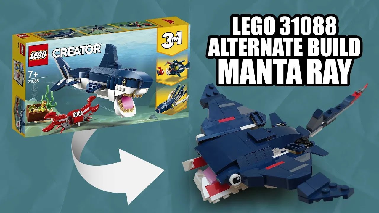 LEGO Creator 31088 Alternate Build - MANTA RAY - YouTube