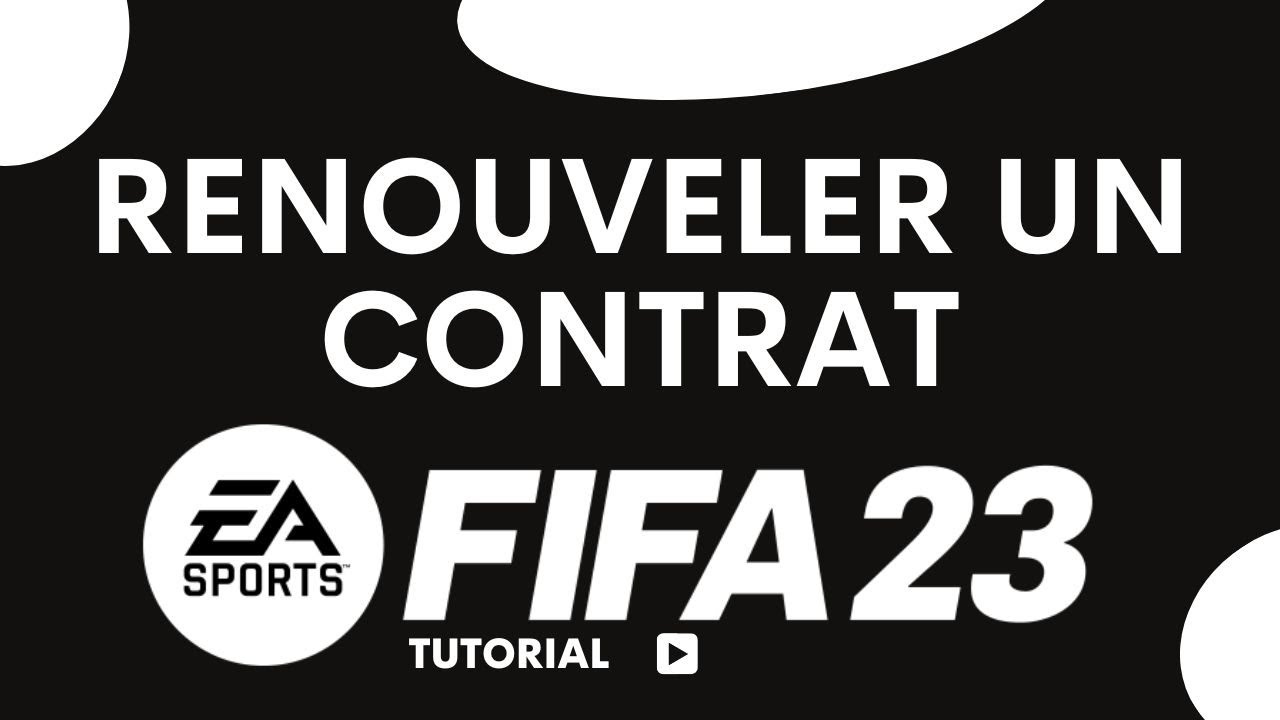 Comment renouveler un contrat sur FIFA 23 - YouTube