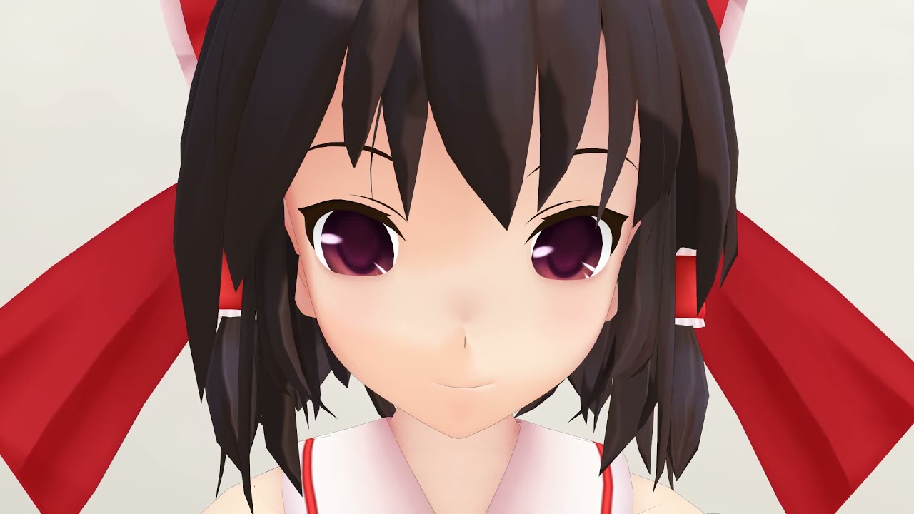 【MMD】ASMR Ear Cleaning No Talking Ear blowing 博麗霊夢の15分間耐久耳かき 仕上げのふぅ～付き ...