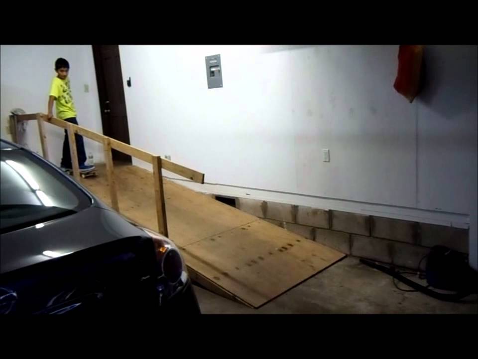 homemade skateboard ramp - YouTube