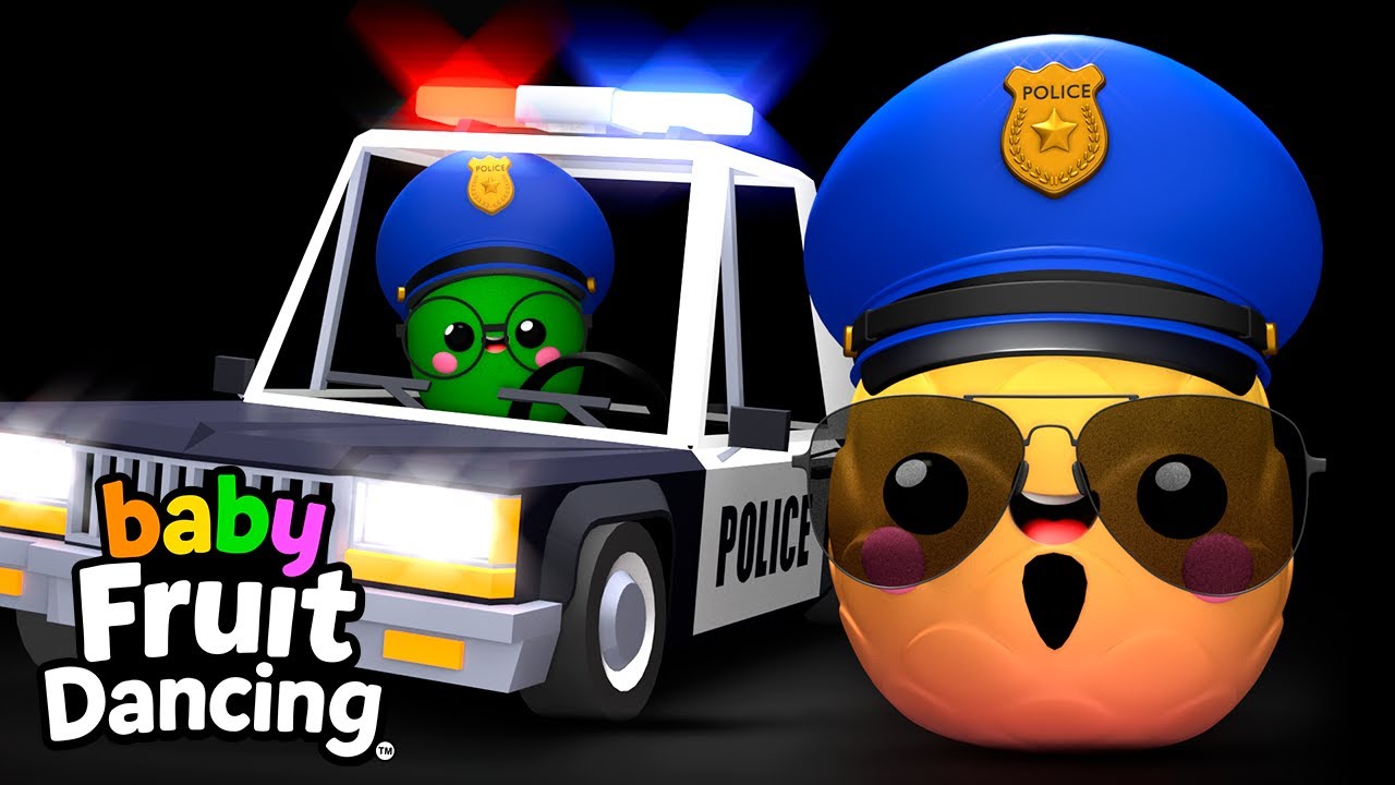 Baby Fruit Dancing - POLICE CAR SONG - Low Stimulation Sensory Video ...