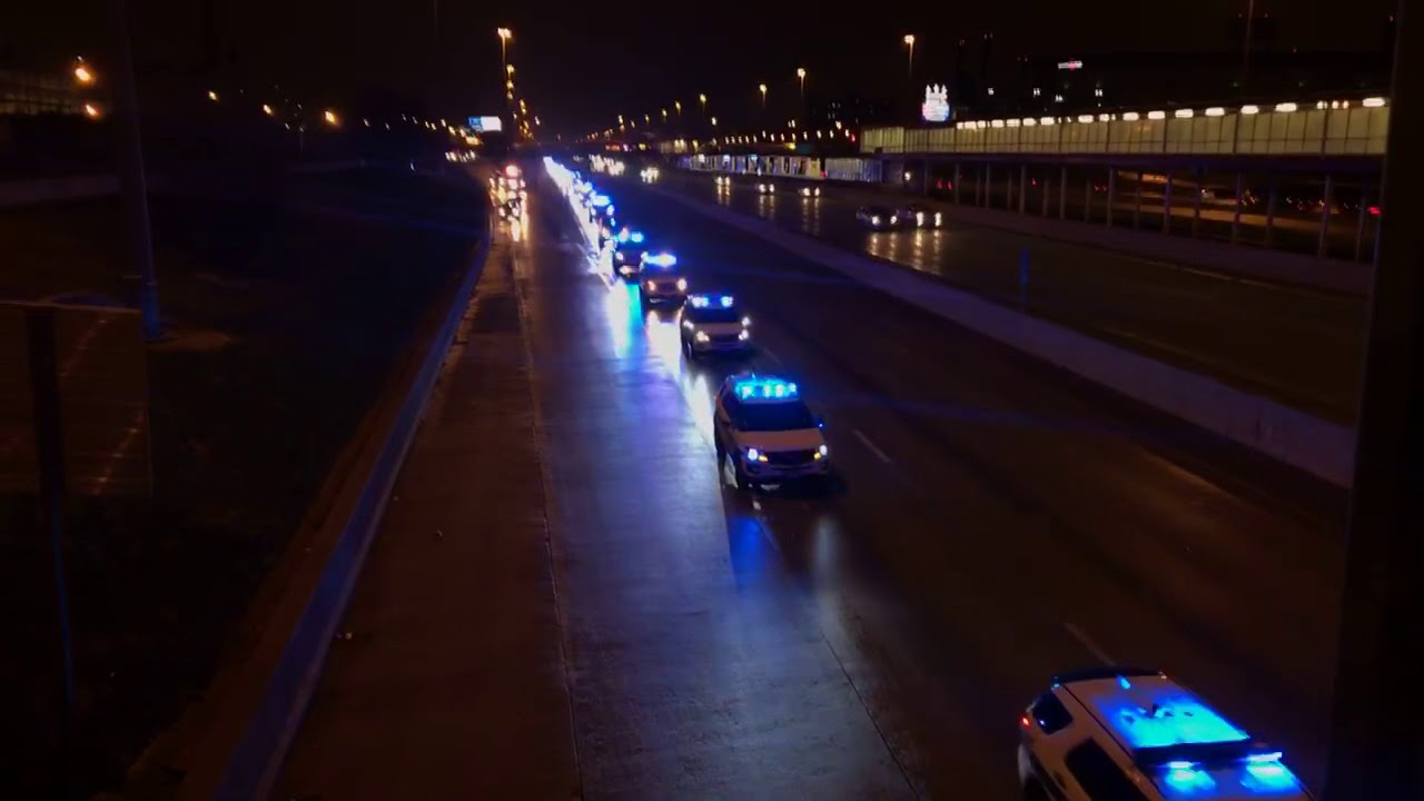 Chicago Police Department procession for Officer Samuel Jimenez. - YouTube