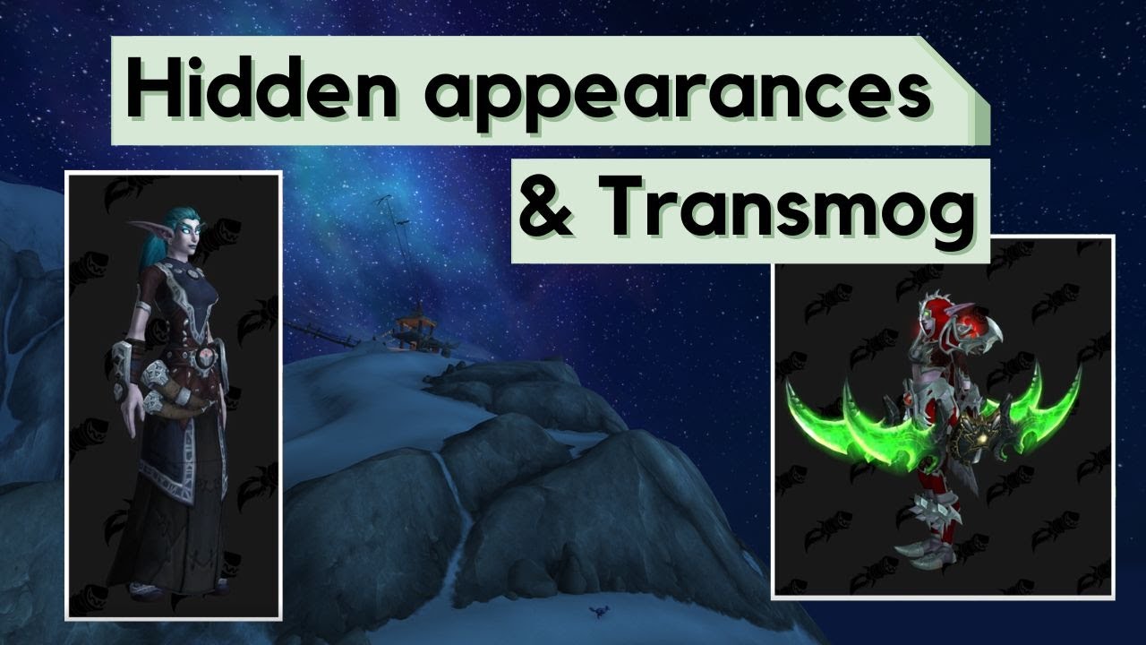 Hidden Appearances & Transmog in World of Warcraft [part 1] - YouTube