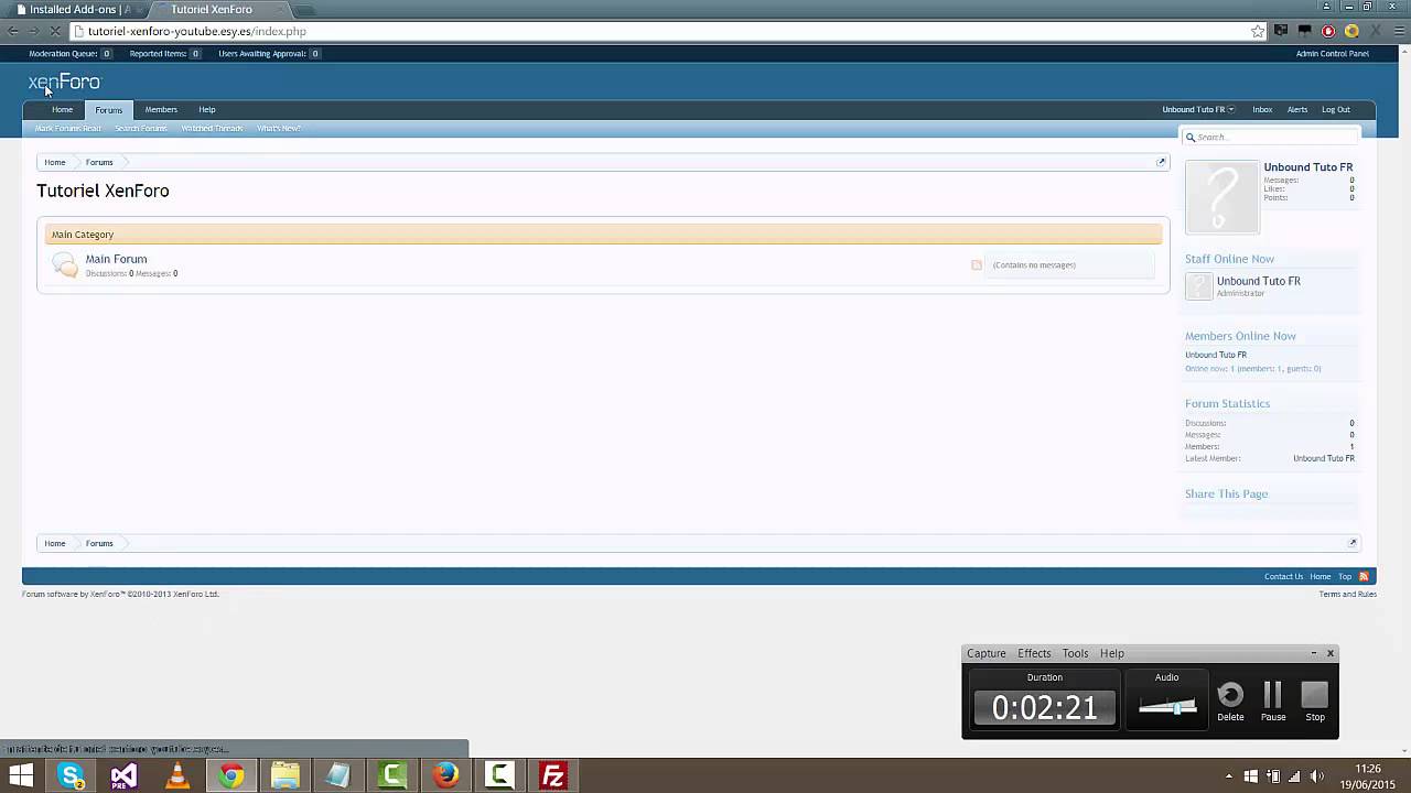 Installer la ChatBox et le tag ChatBox #2 - YouTube