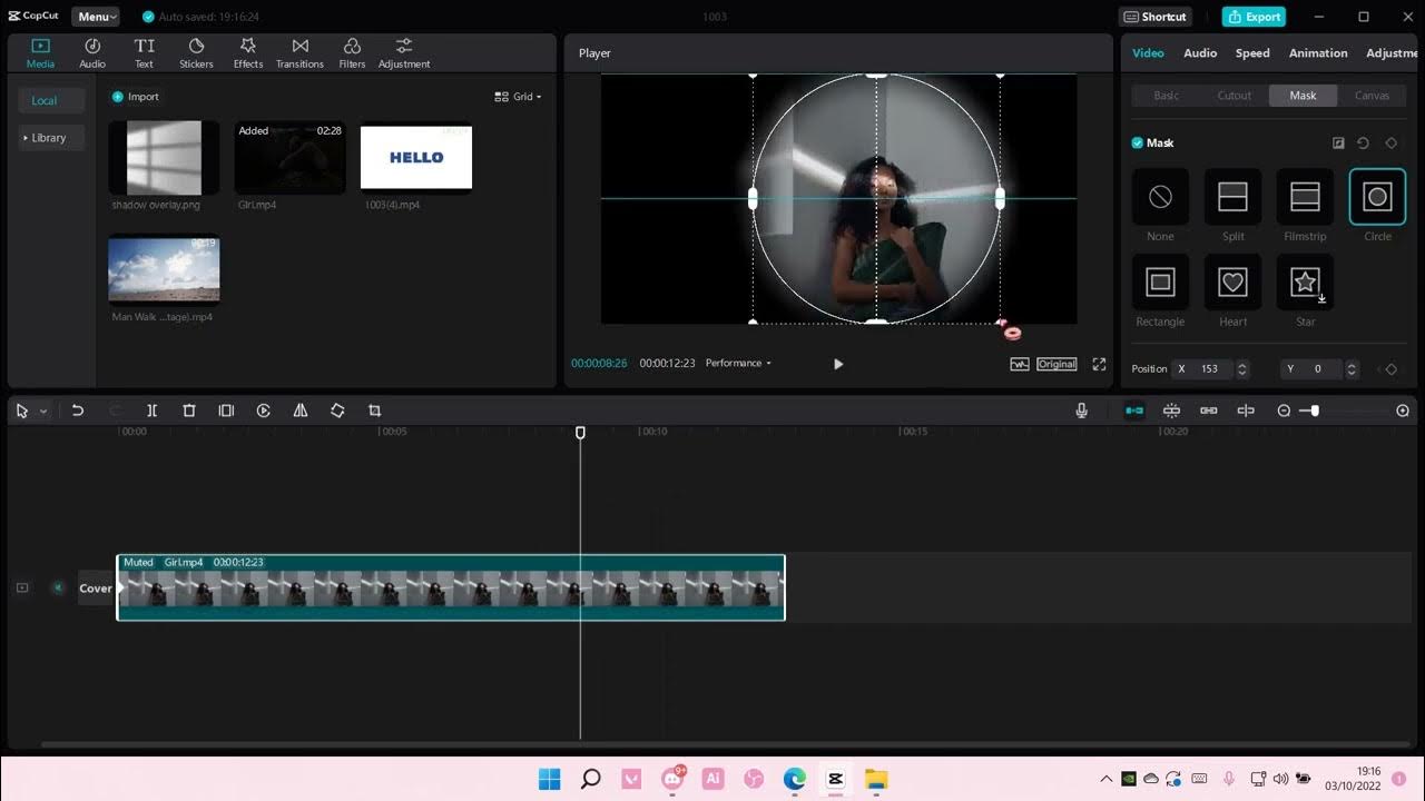 Mask Keyframe Tutorial On CapCut PC - YouTube
