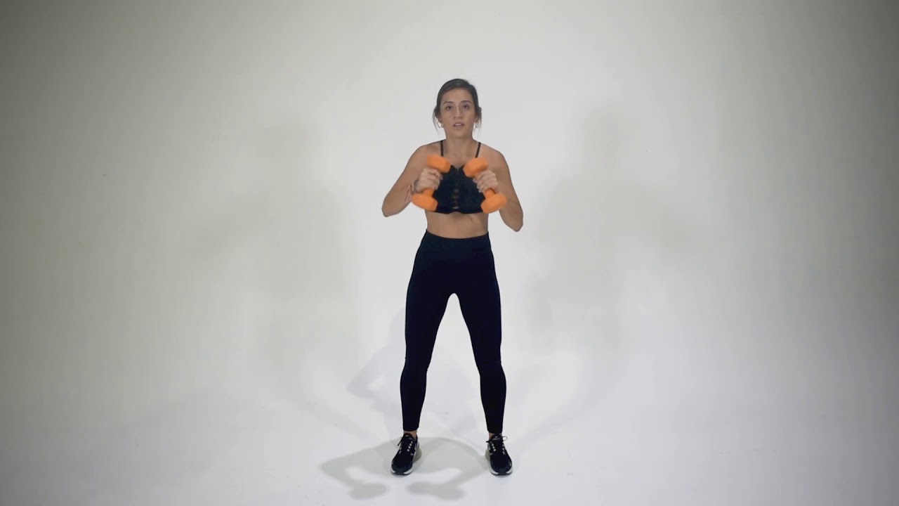 Golpes de Box al aire con Mancuernas - YouTube