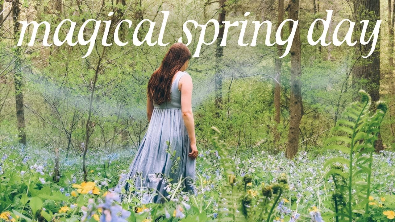 spring day in my life bluebells, planning, and cleaning my cottage ...