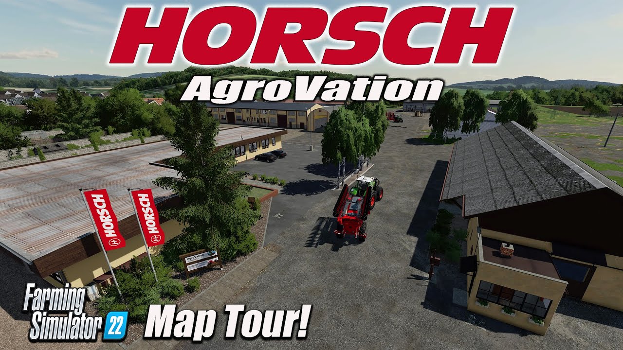 “HORSCH AgroVation, Kněžmost” | FS22 MAP TOUR! | NEW MOD MAP! | Farming ...