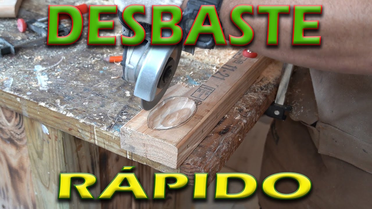 Una Forma Rápida Y Efectiva De Desbastar Madera - YouTube